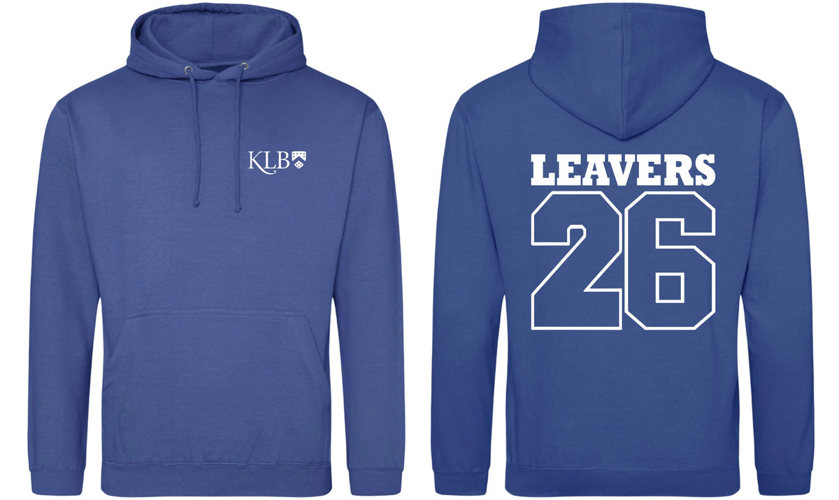 KLB School Leavers Hoodie 2026 - Royal Blue – tayz.co.uk